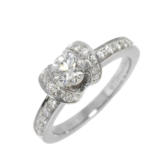 Tiffany & Co. | Jewelry | Tiffany Tiffanyco Diamond 38ct Fvsex 65 Ring ...